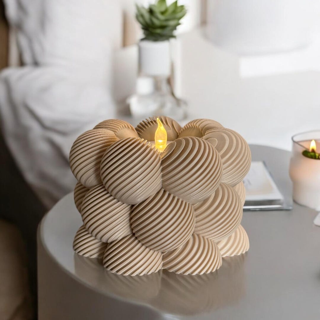 Artificial Bubble Candle Lights – Modern LED Candles for Home Decor ...