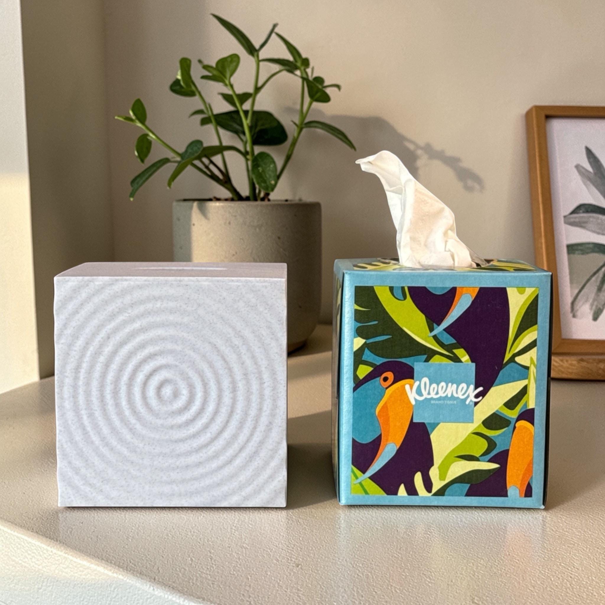 Tissue Box Cover Square, Modern Tissue Box Holder for Bathroom ...