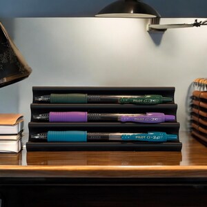 Contemporary Desk Organizer – Sleek Pen Stand for Home Office, Creative ...
