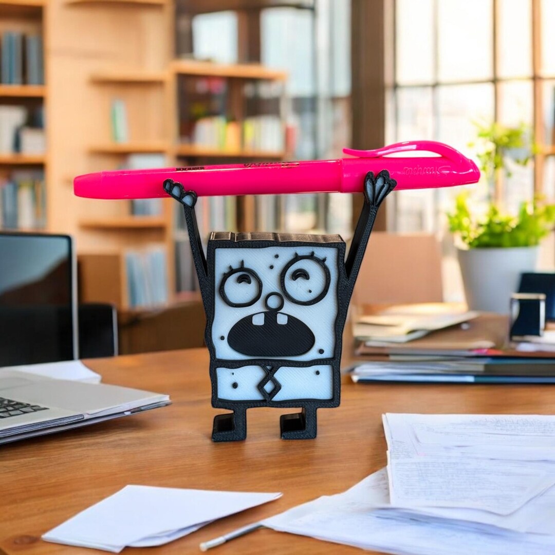 Pen Storage | Pencil Holder | Desk Organizer | Office Decor | Sponge ...