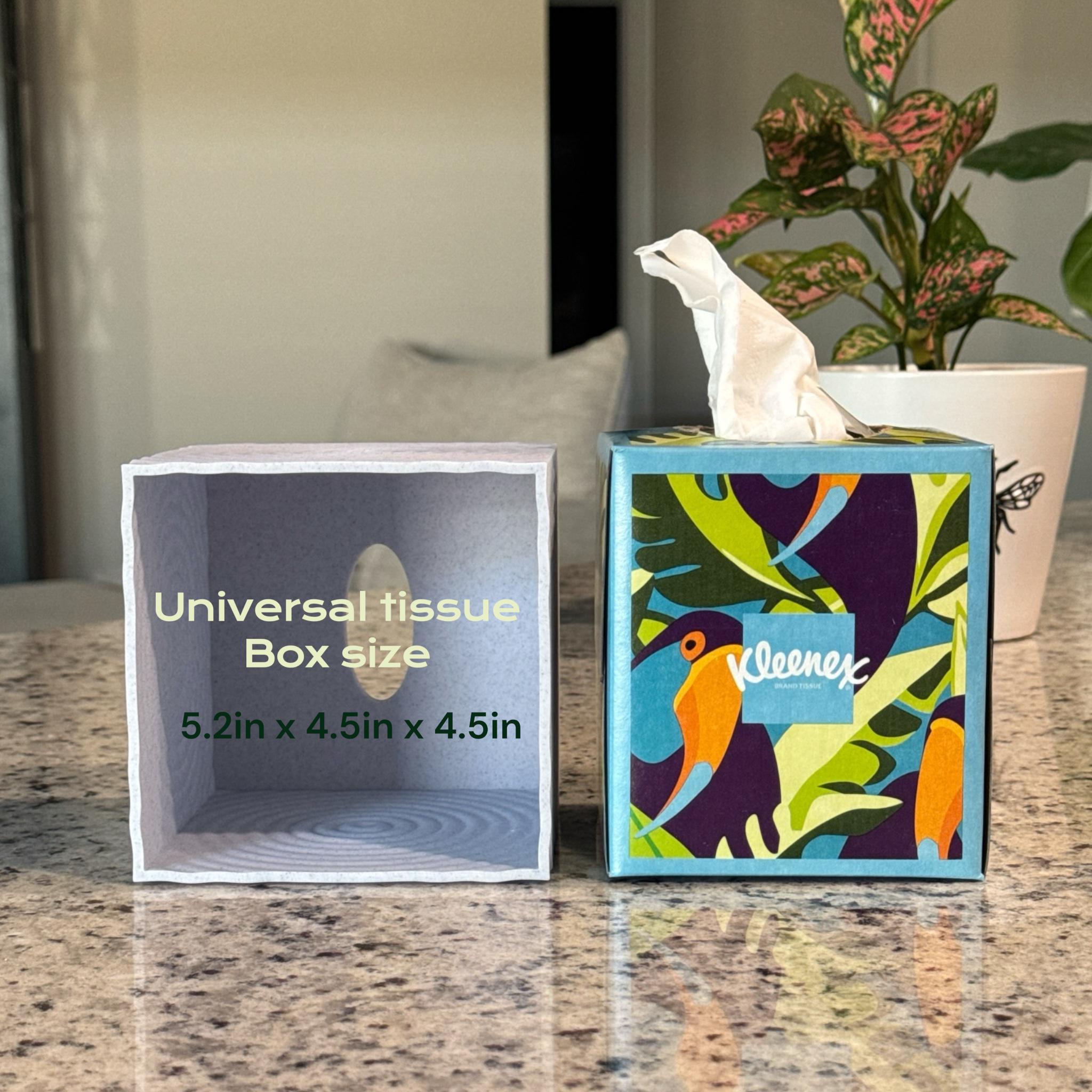 Tissue Box Cover Square, Modern Tissue Box Holder for Bathroom ...