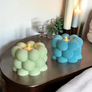 Artificial Bubble Candle Lights – Modern LED Candles for Home Decor ...
