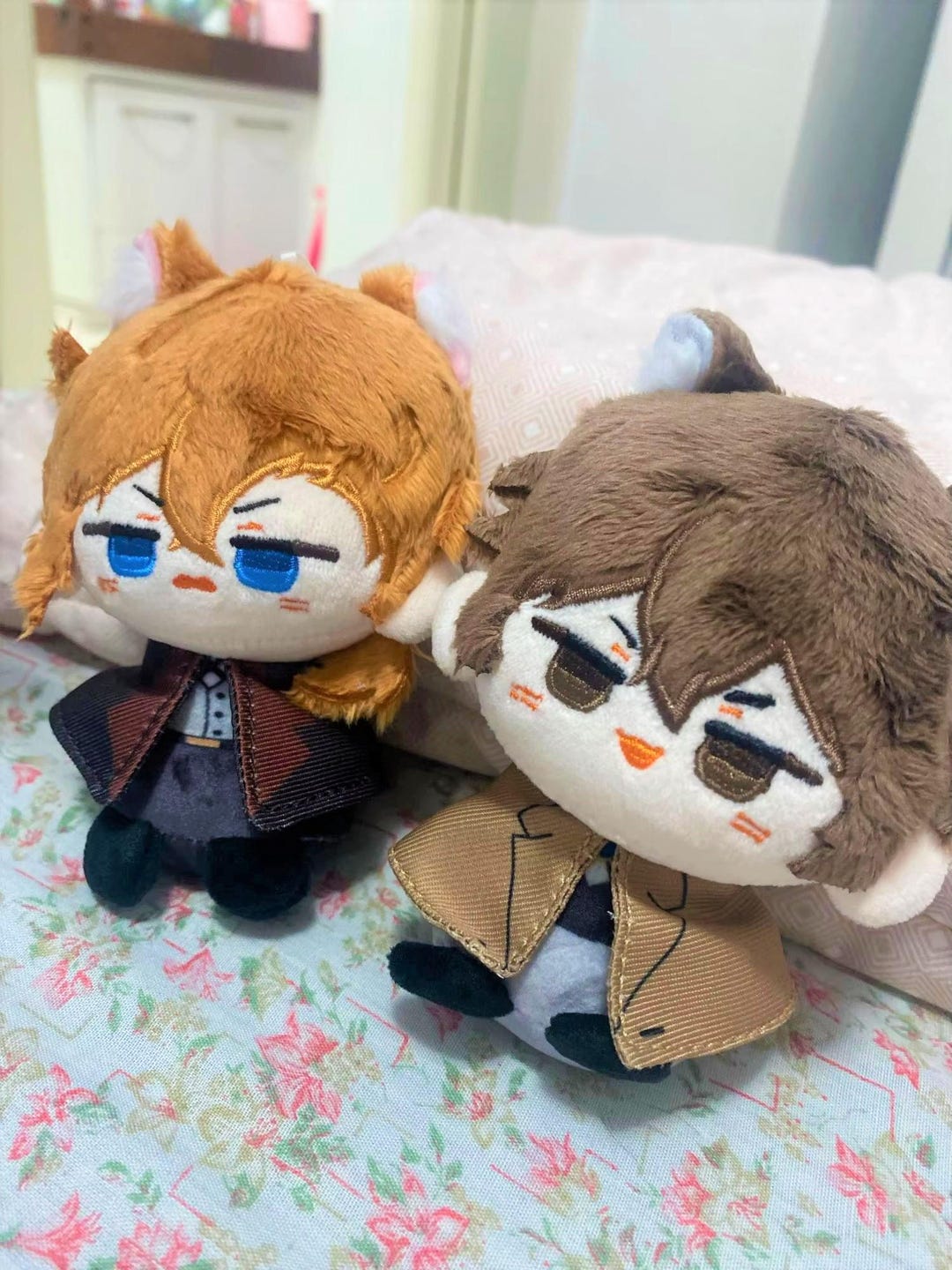 Nakahara Chuuya and Dazai Osamu Plush Toy From Bungou Stray Dogs Books ...