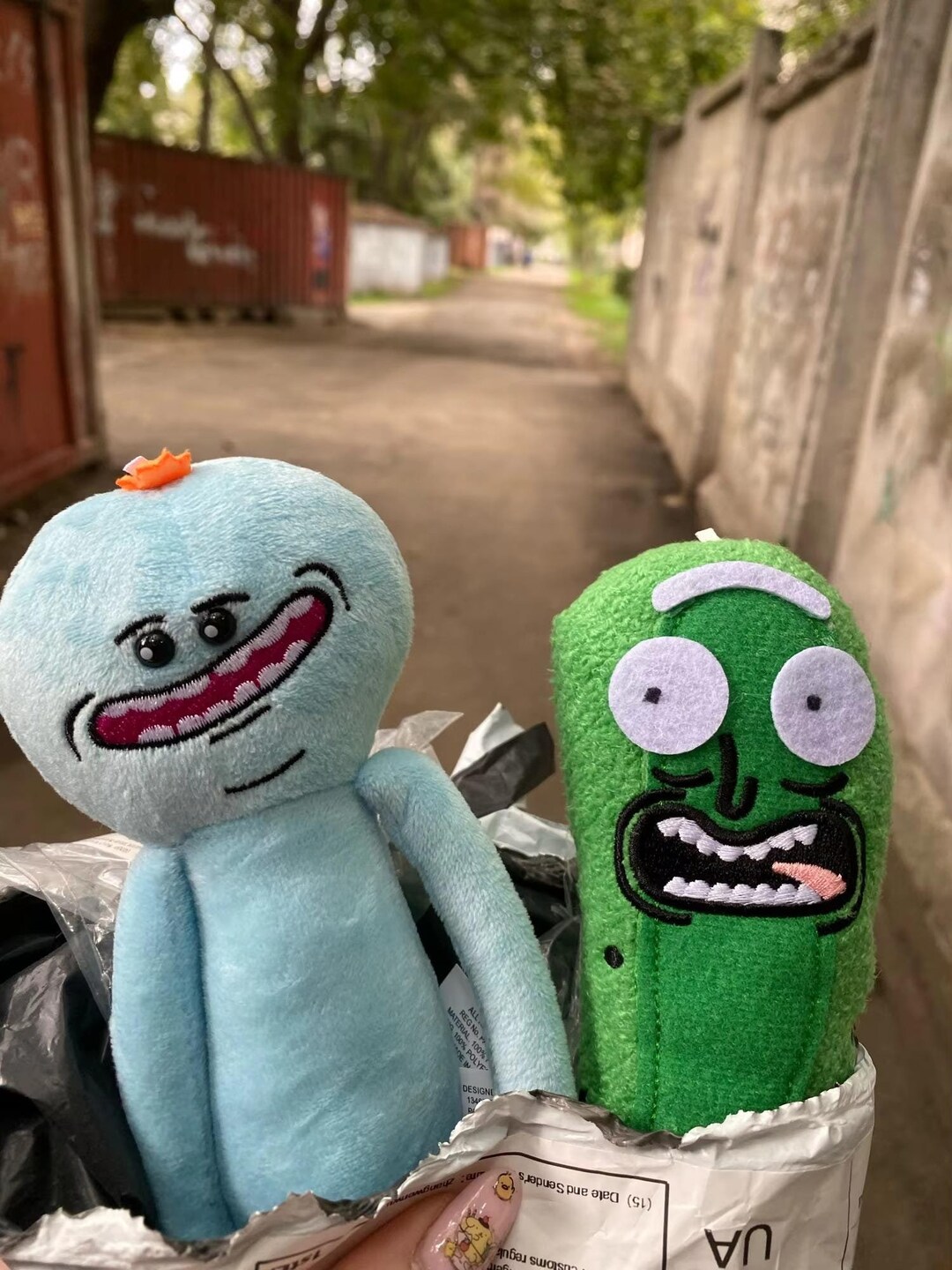 Rick and Morty Mr.meeseeks Cucumber Plush Toy - Etsy