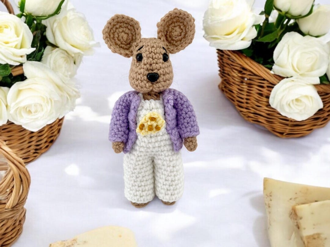 DIY CROCHET PATTERN Mouse, Crochet Mouse Amigurumi Pattern, Amigurumi ...