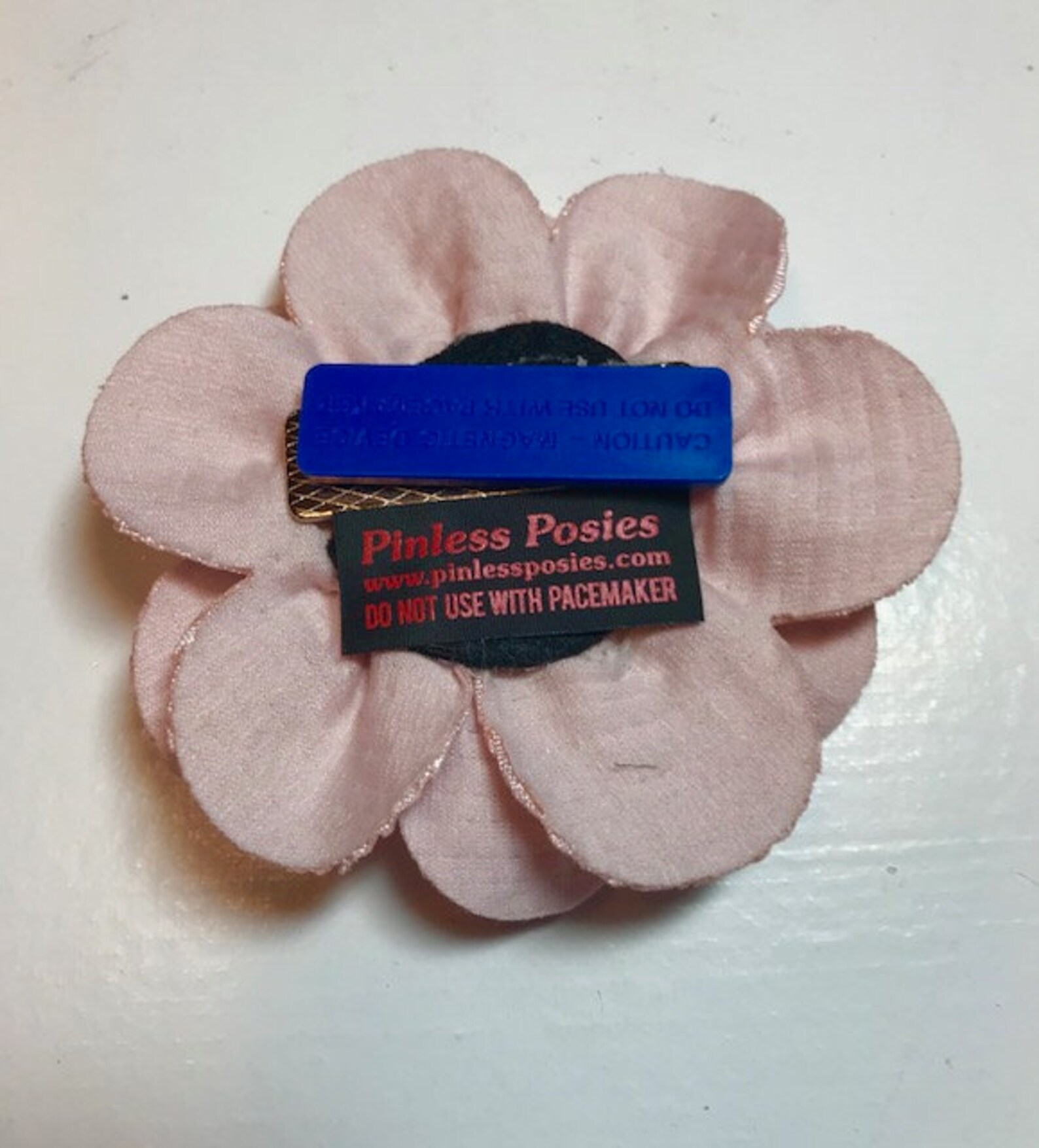 Magnetic Pinless Soft Pink Crinkle Linen With Stamen Center | Etsy