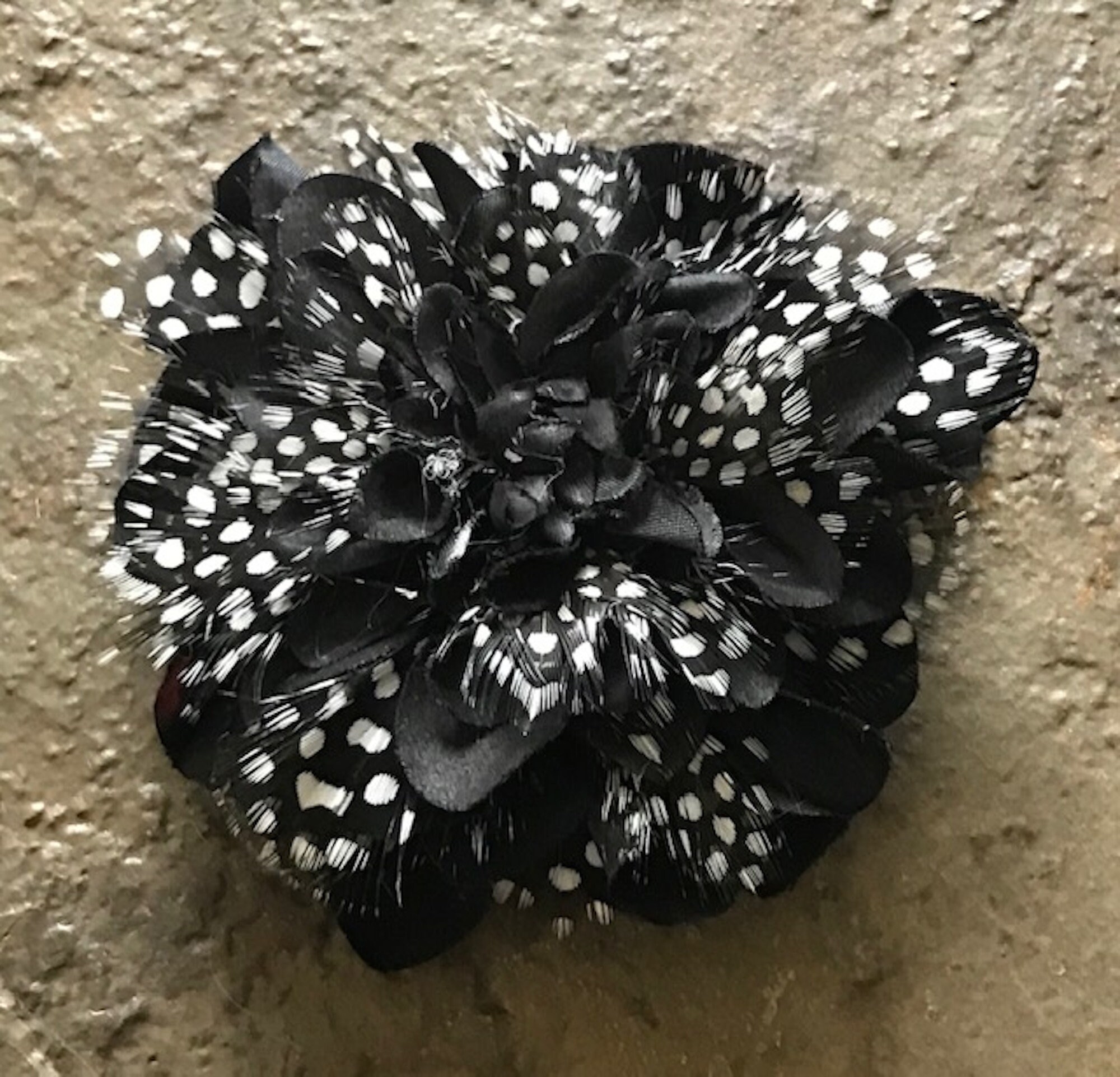 Flower Pin Polka dot Magnetic Hold Flower Pin Flower Brooch | Etsy