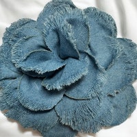 Denim Flower - Etsy