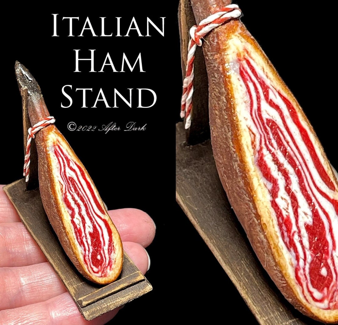 Italian Ham Stand - Artisan Fully Handmade Miniature in 12th Scale ...