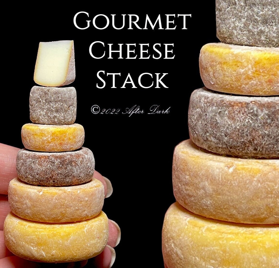 Fine Gourmet Cheese Stack - Artisan Fully Handmade Miniature in 12th ...
