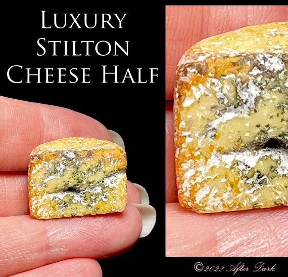 Luxury Stilton Cheese Half Artisan Fully Handmade Miniature - Etsy