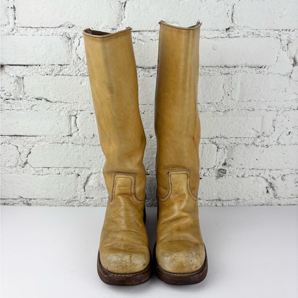 Rare Vintage 70’s Frye Banana Black Label Campus Boots - Etsy