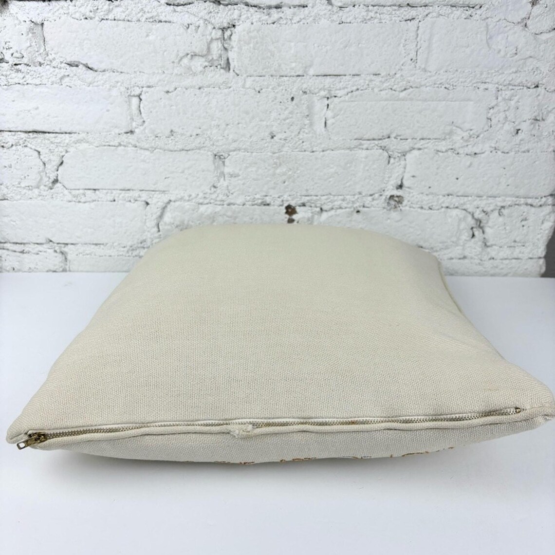 Vintage Embroidered Crewl Caring is the Art of Sharing Pillow - Etsy