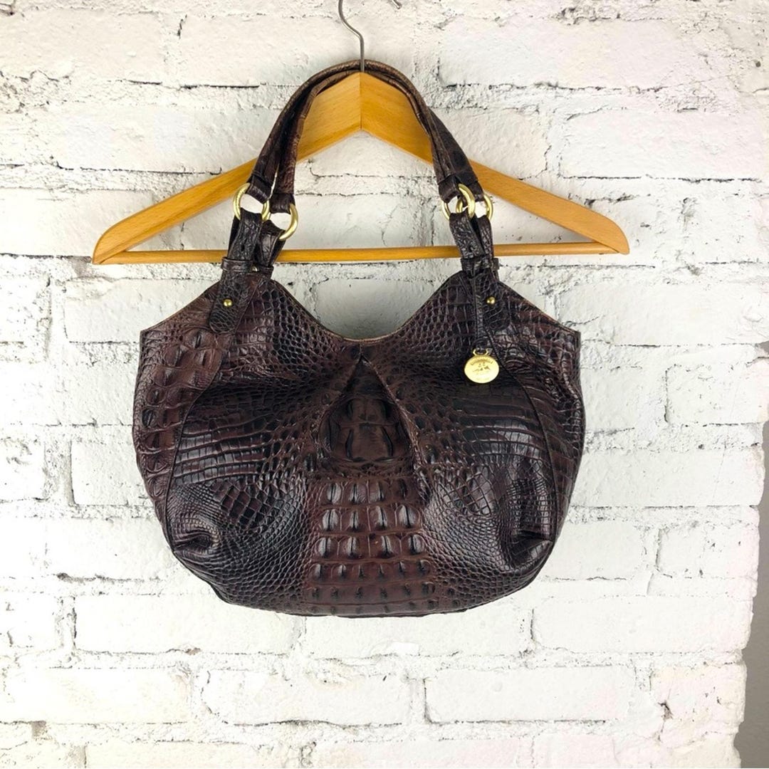 Vintage Brahmin Annie Pleated Truffle Melbourne Bag and Wallet - Etsy