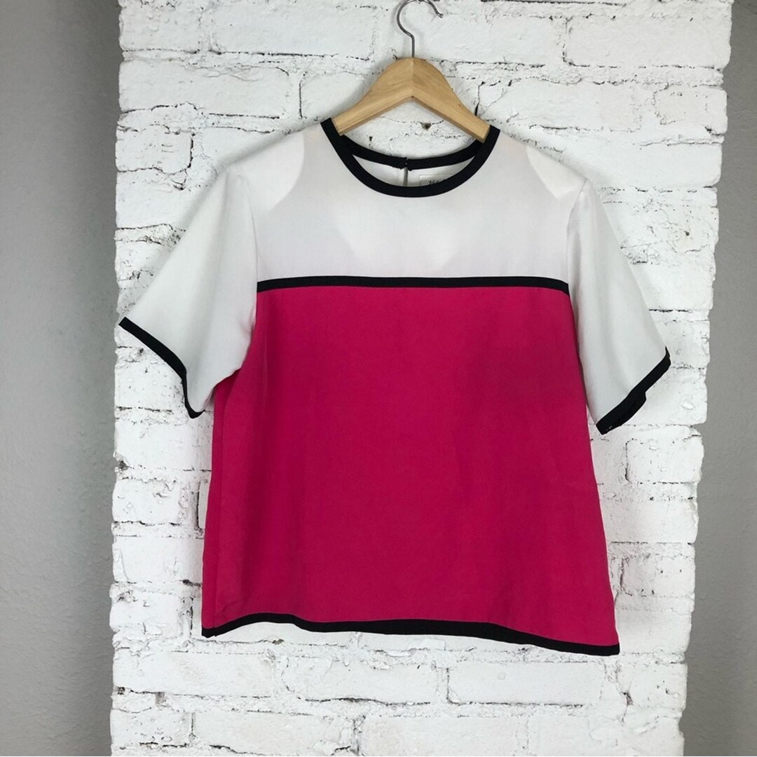 Vintage Yves St Clair Colorblock Blouse - Etsy