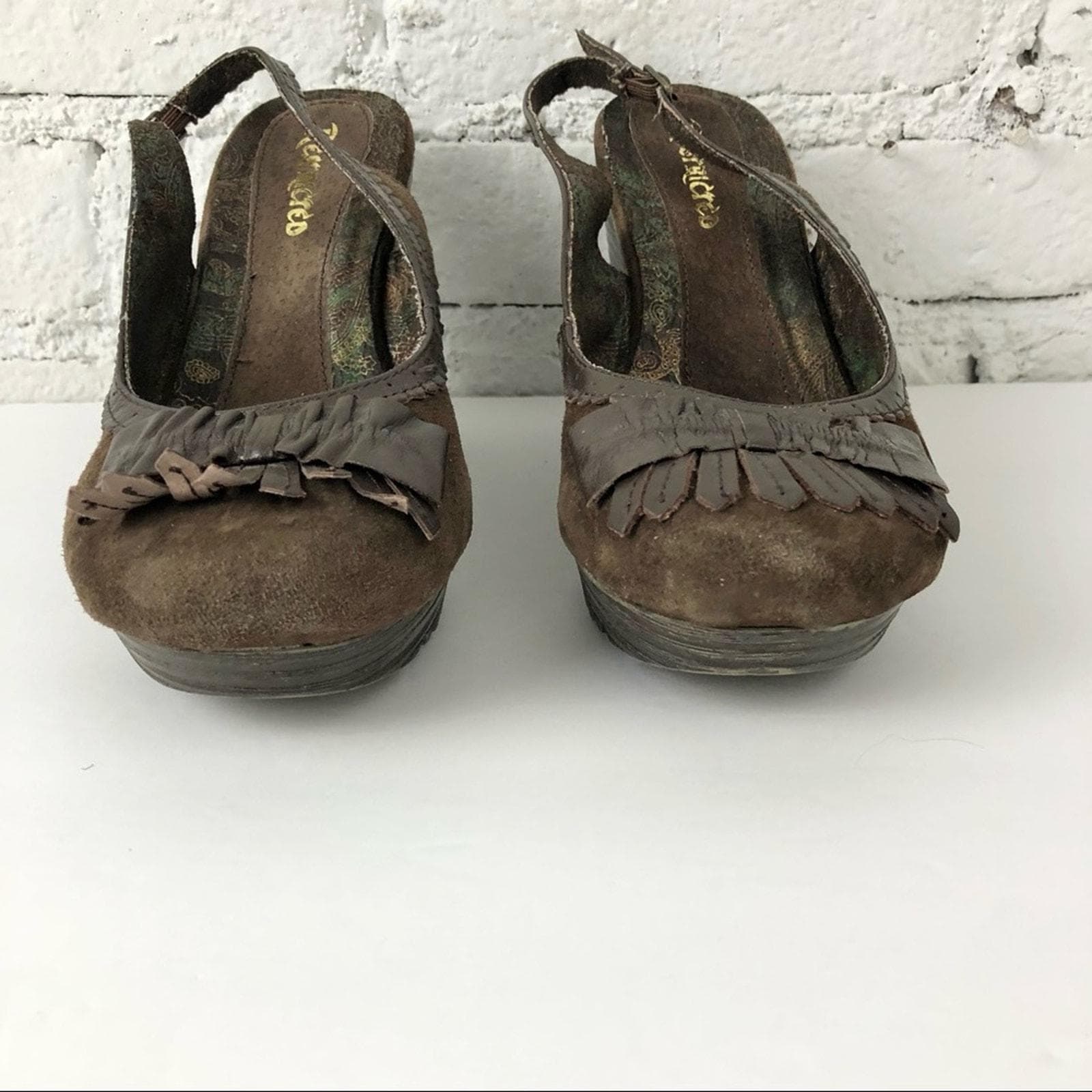 Y2K Restricted Chunky Wedge Sandals - Etsy