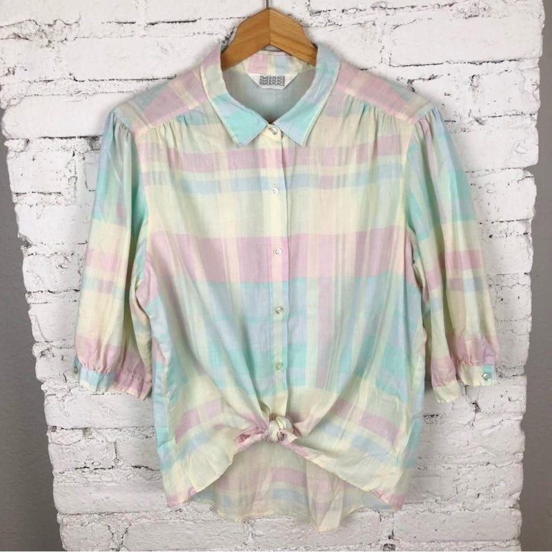 90s Blouse - Etsy