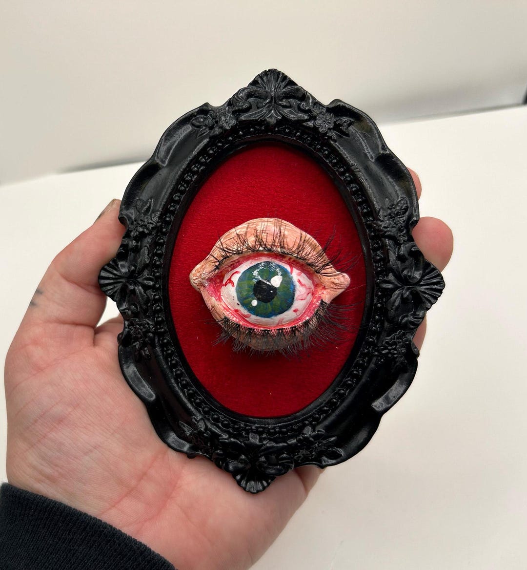 Weird Eyeball Sculpture Framed Wall Art - Etsy