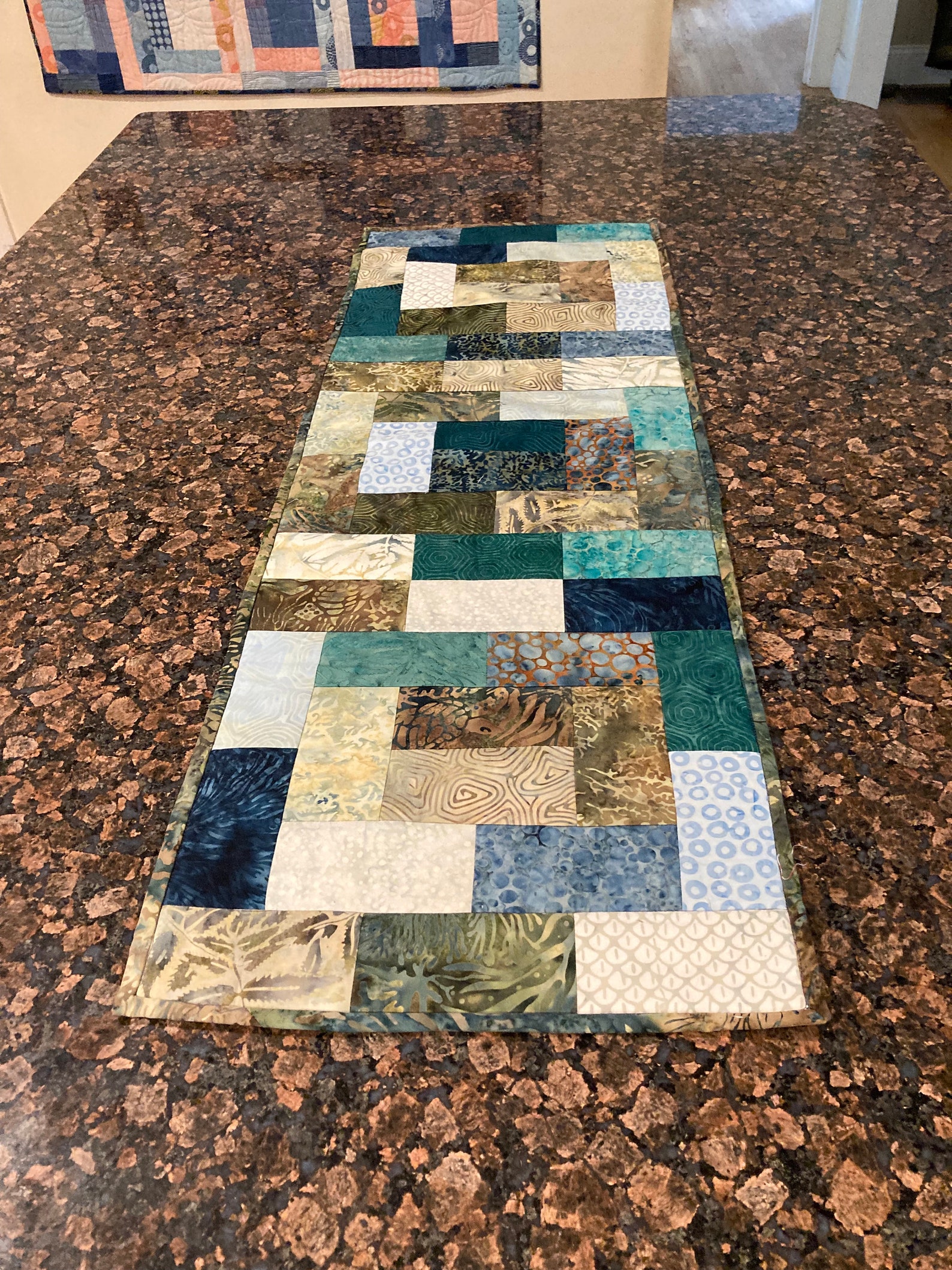 Quilted Table Runner Batiks - Etsy