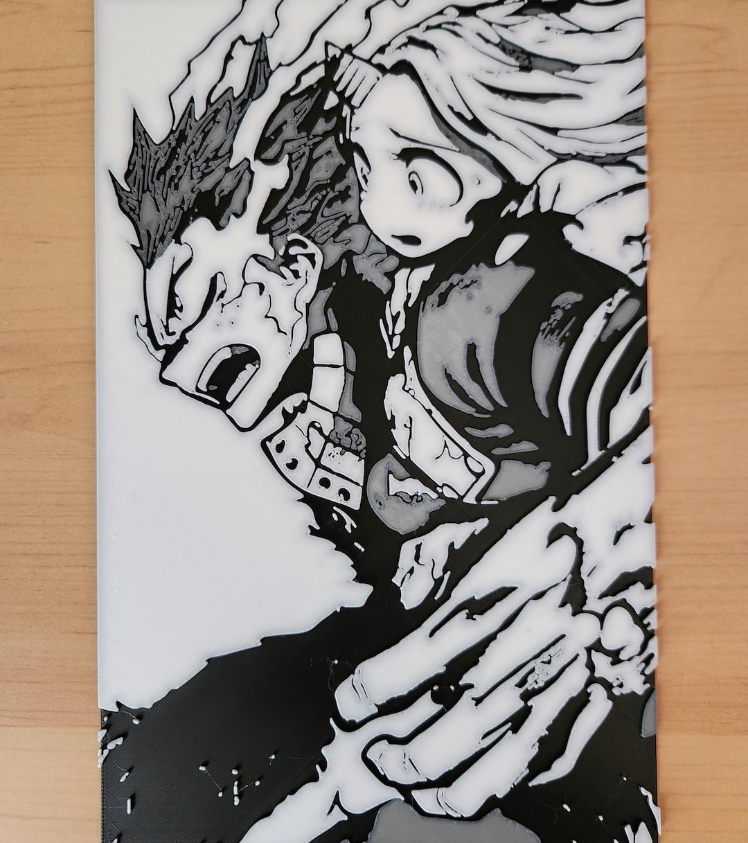 Deku 100% Full Cowling | 3d Printed Manga/anime Panels - Etsy
