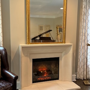 Cast Stone Fireplace and Surround - Etsy