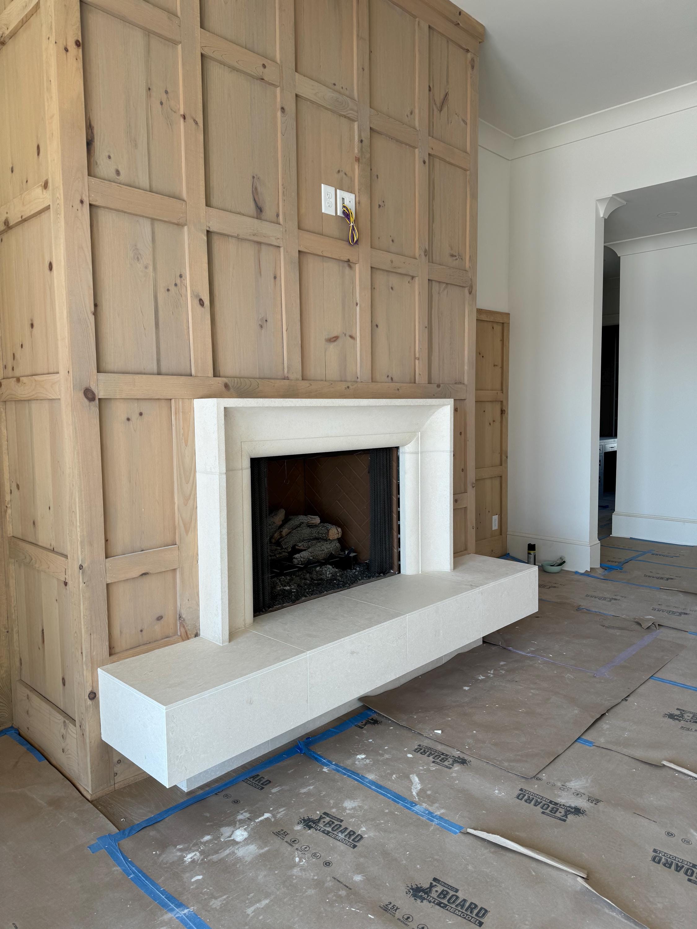 Cast Stone Mantel Surround - Etsy