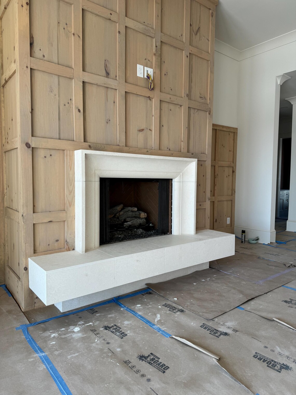 Cast Stone Fireplace and Surround - Etsy