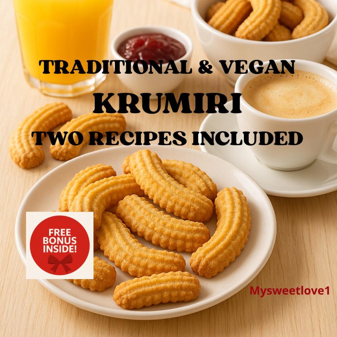 Krumiri Cookies - Traditional & Vegan Italian Biscotti Recipes - Etsy ...