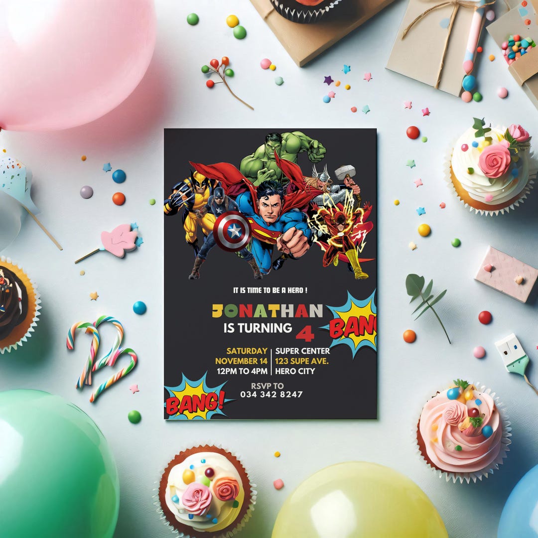 Printable Birthday Invitation - Etsy