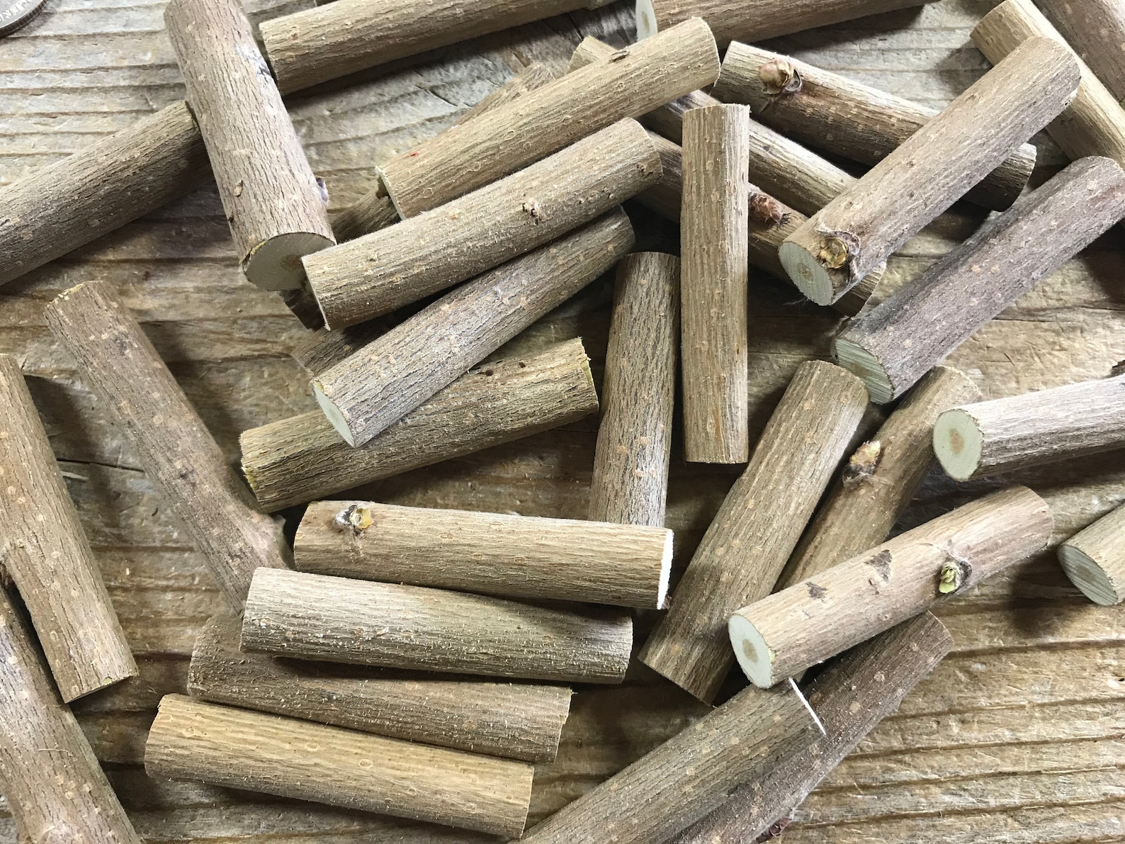 Hazelnut Wood Sticks 2 Ogham Rune Set Bag of 35 | Etsy