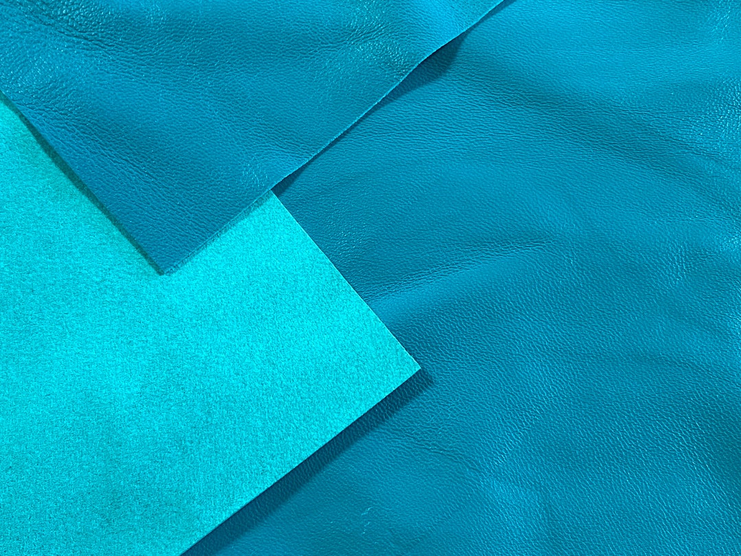Lambskin Buckskin - Turquoise - Your Choice Size - Ultra Soft Thin ...