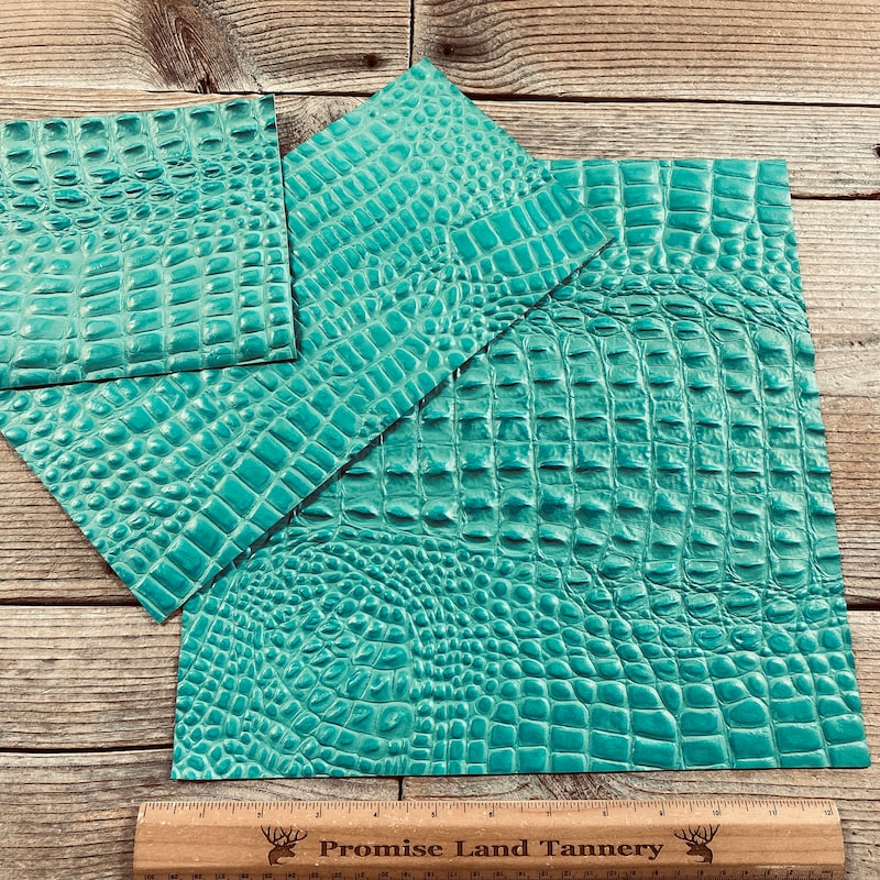 Turquoise Dragon Leather - Etsy