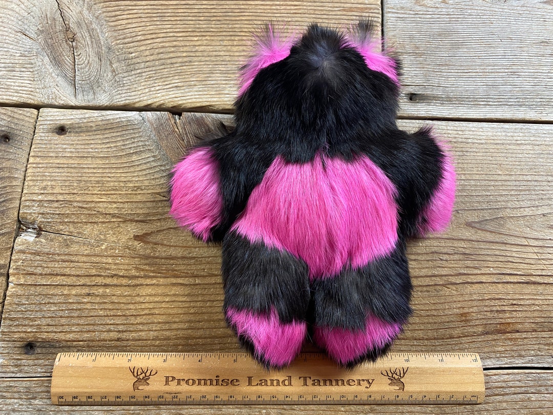 Real Rabbit Fur Teddy Bear - 9 Inch Stuffed Animal - Deschutes - Etsy
