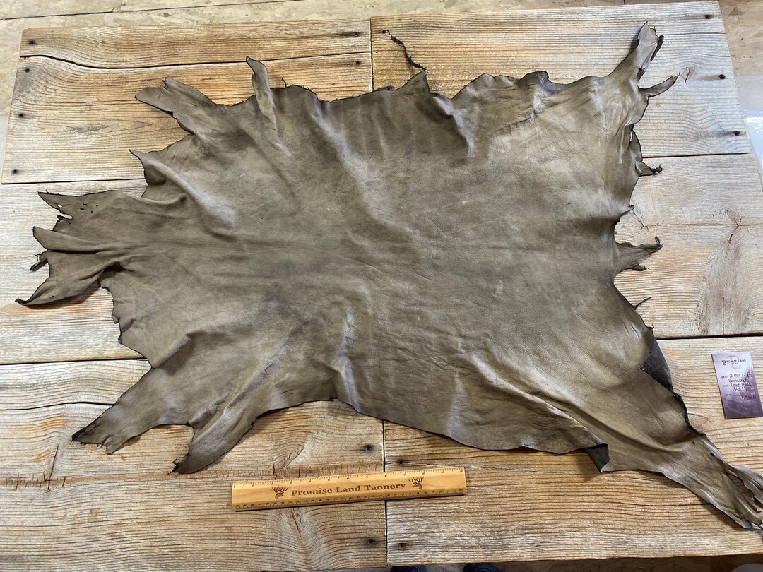 Goat Hide Leather - Full Hide - Barnwood - Lot No. 241017-P - Etsy