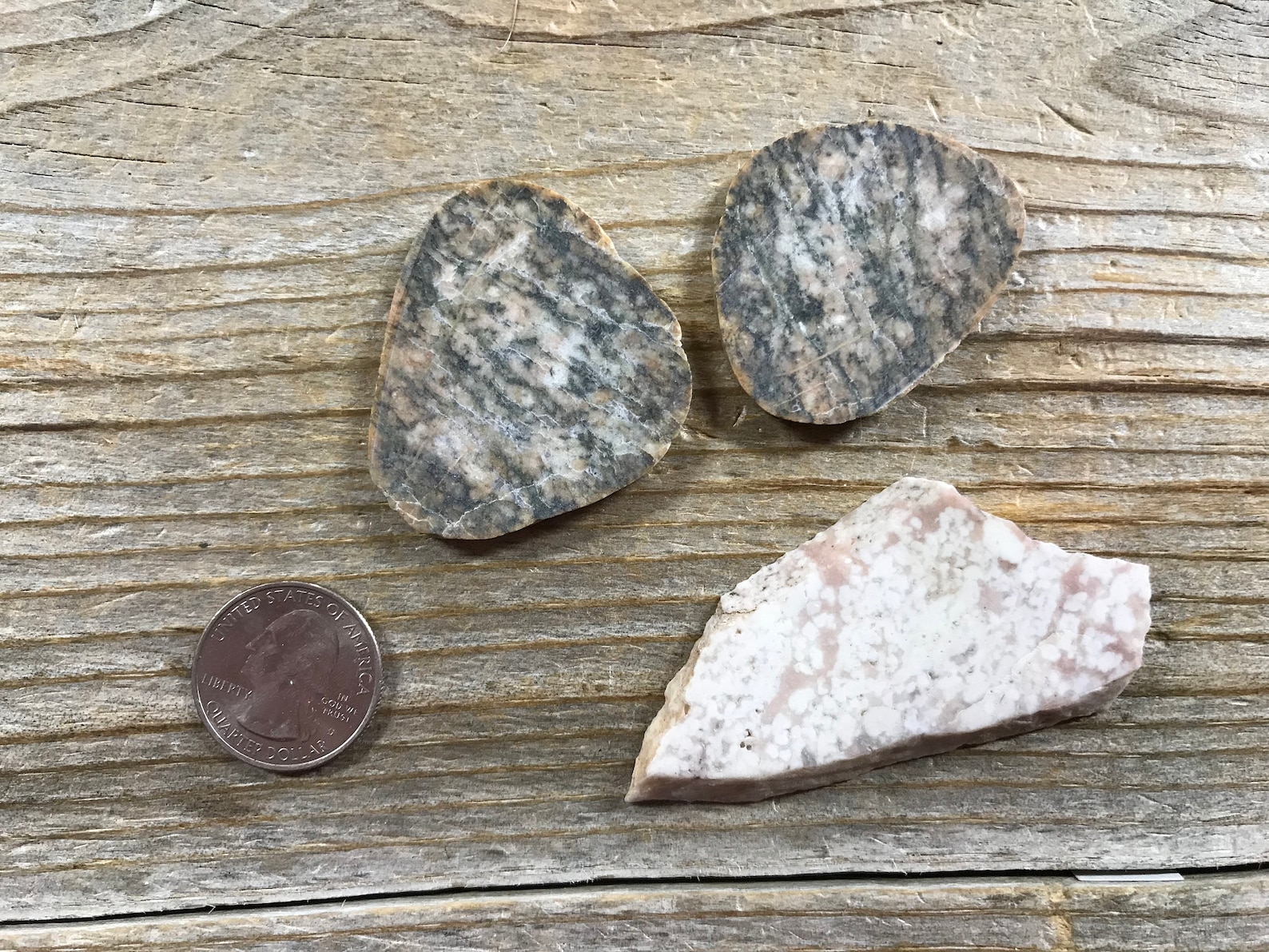 Rough Cut Slab Stone Pieces Three Pieces Real Stones Lot | Etsy