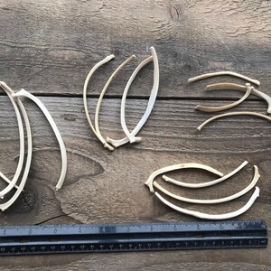 Western Coyote Ribs- Real Bone - 4 Pieces- Stock No. 1-122 - Etsy
