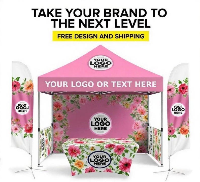 Custom Canopy Tent: 10x10 • 10x15 • 10x20 Pop up Tent Heavy Duty ...
