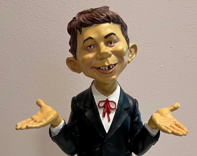 Alfred E. Neuman What Me Worry E.c.publications 14" Statue Figure Mad ...