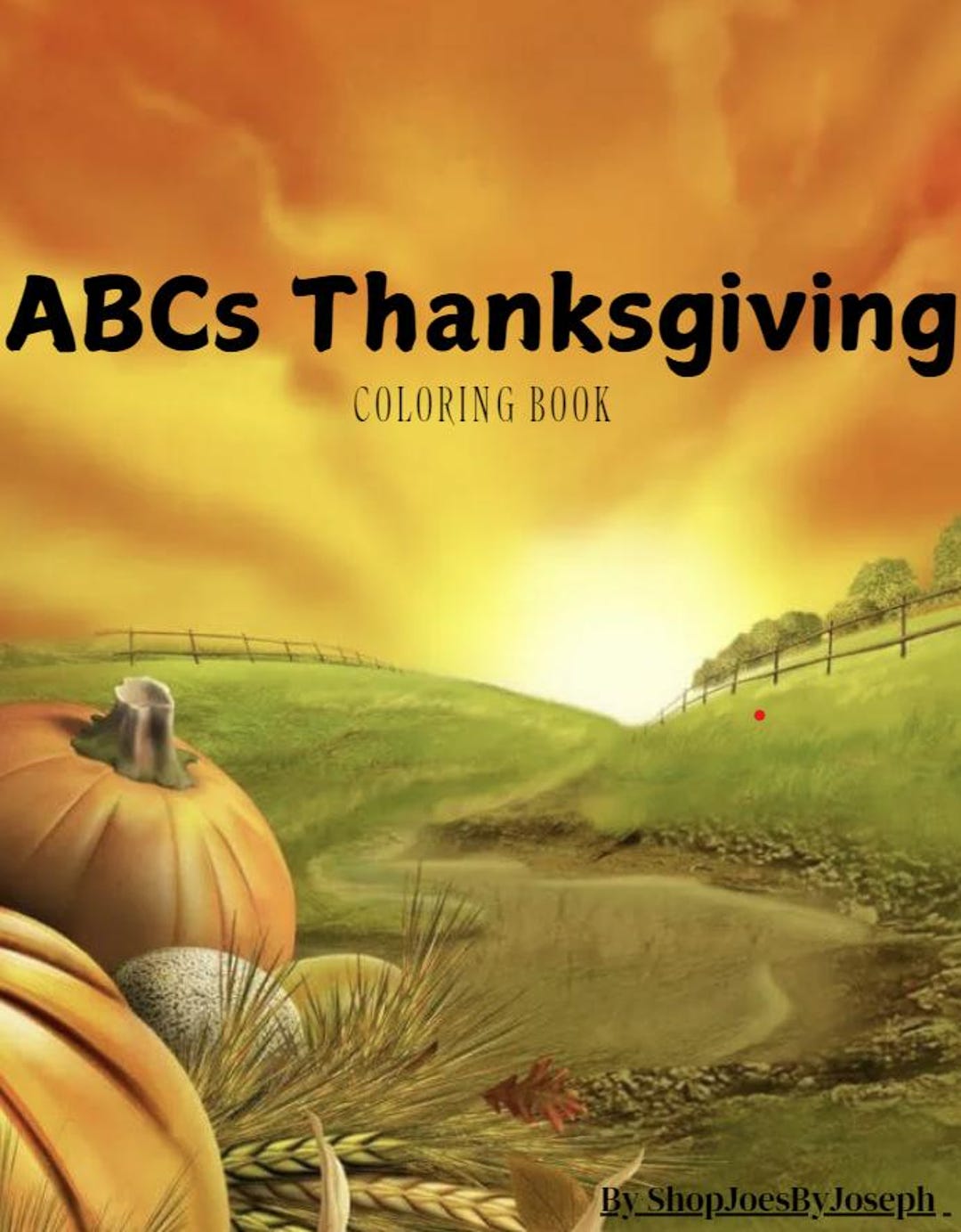 Abcs Thanksgiving Themed Coloring Book - Etsy