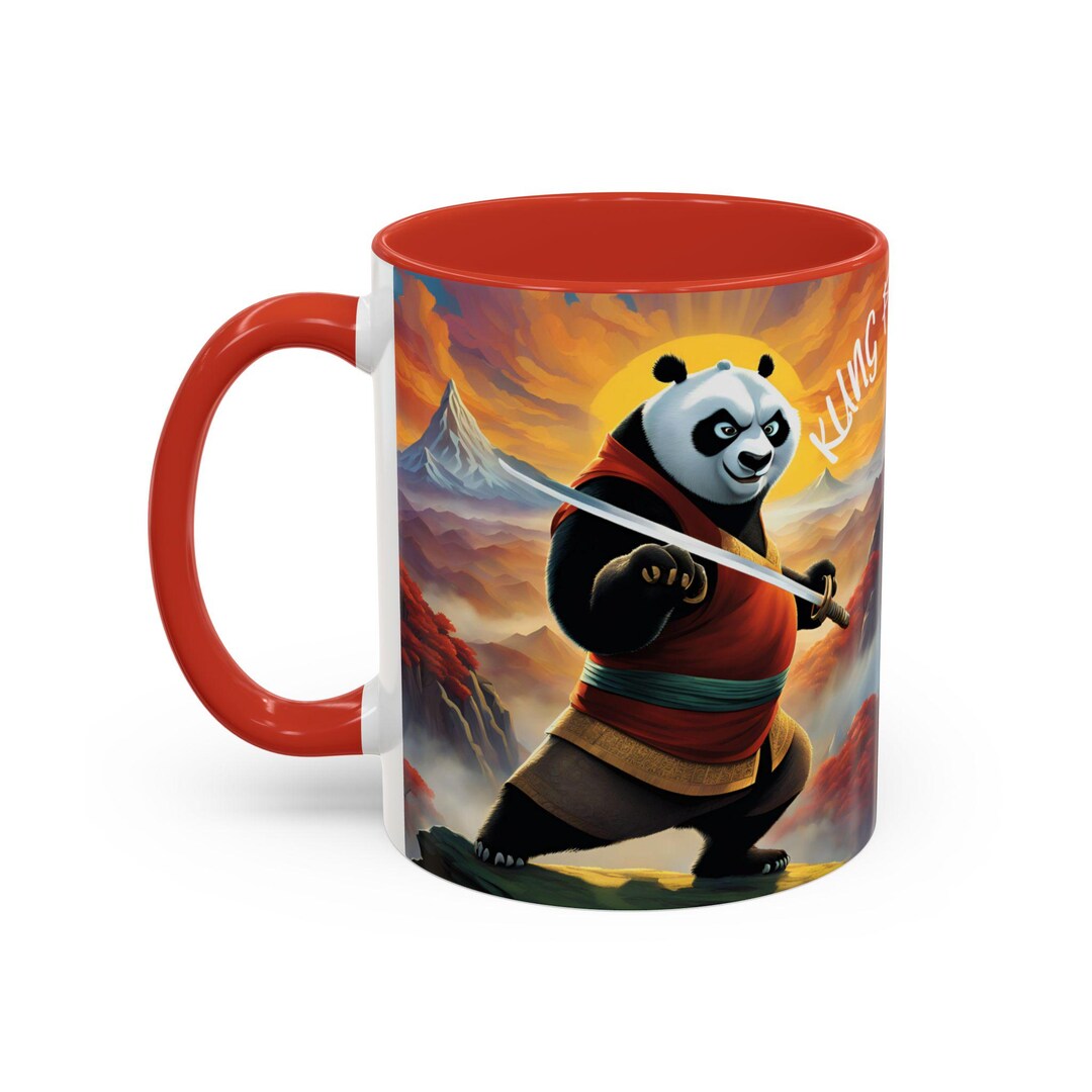 Kung Fu Panda Themed, Cute Coffee Cup,po Shifu Design,with a Far East ...