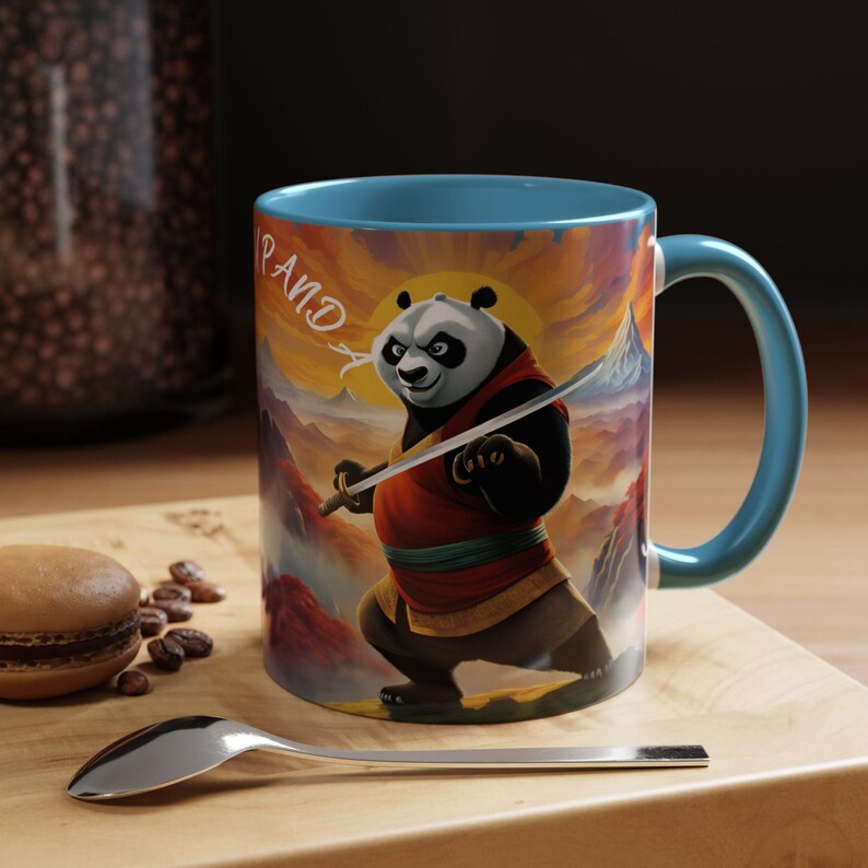 Kung Fu Panda Themed, Cute Coffee Cup,po Shifu Design,with a Far East ...