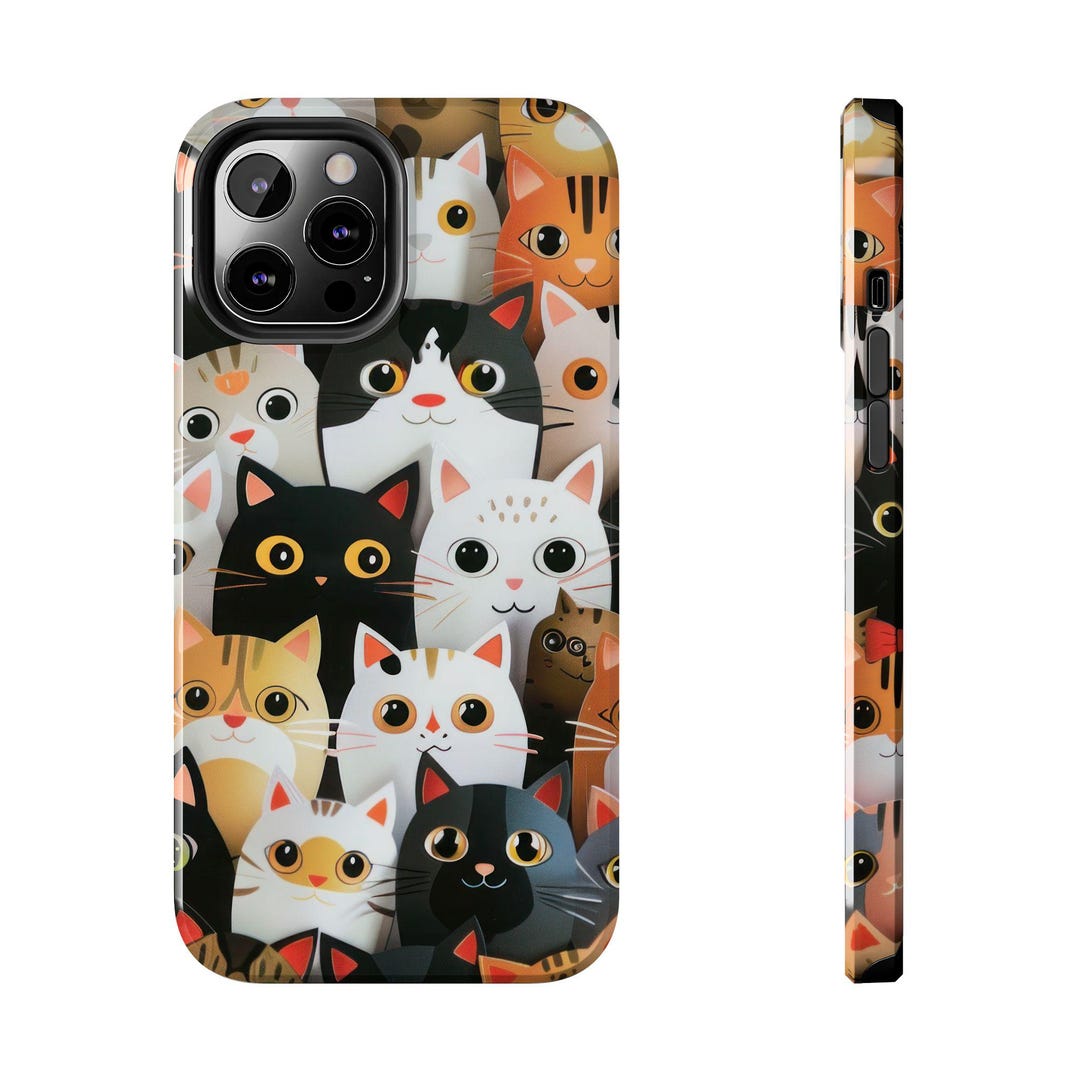 Cat Collage Phone Case, Cute Cats, Black Cat, Companion, Home Friend ...