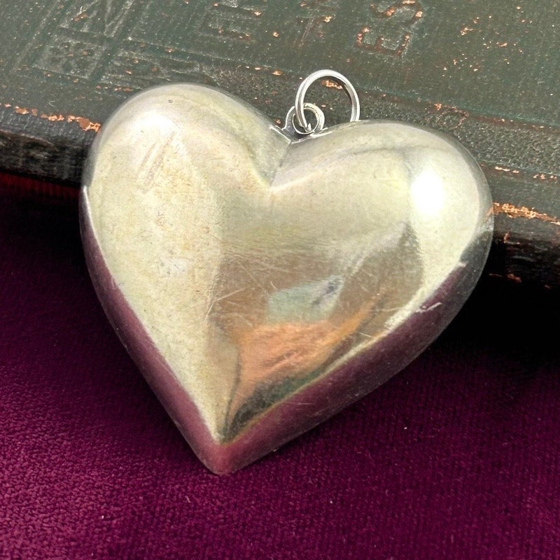 Large Silver Pendant - Etsy