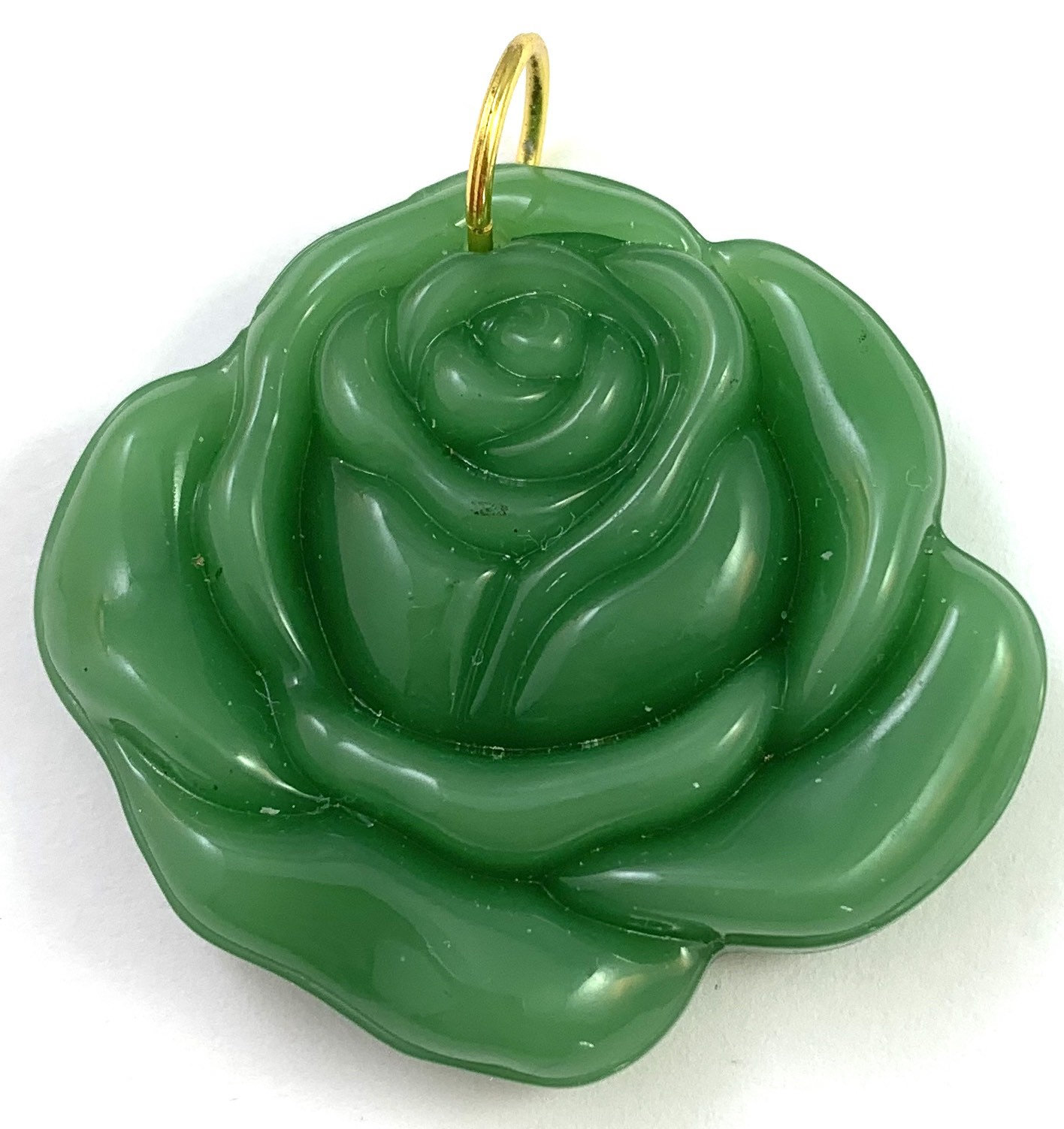 Rose necklace pendant Rose Flower Jewelry glass pendant | Etsy