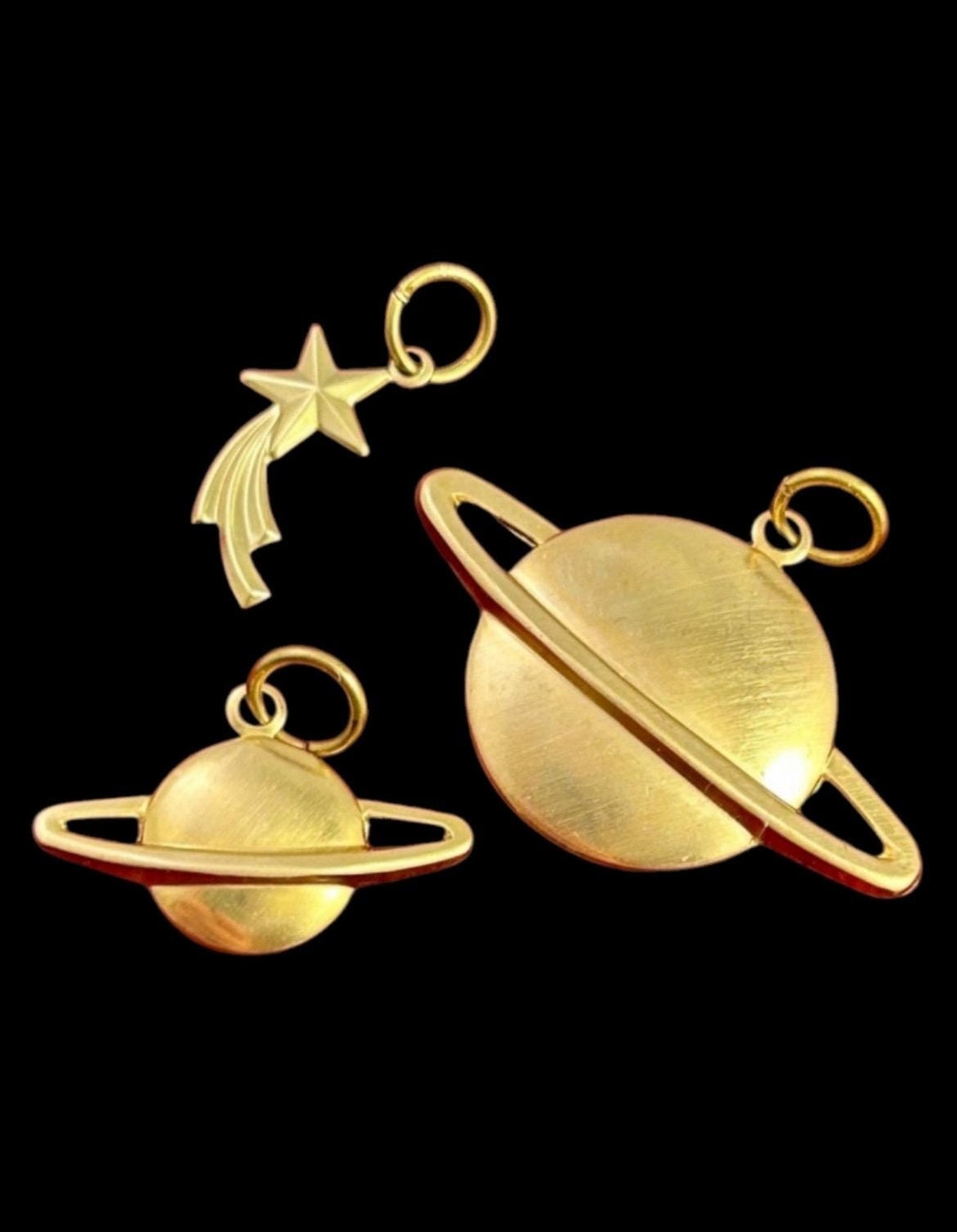 Select A Charm: Saturn Planet Shooting Star Charms for Bracelet Charm ...