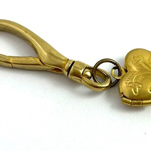 Heart Locket Charm, Locket Pendant, Clip on Charm, Charm With Clip ...