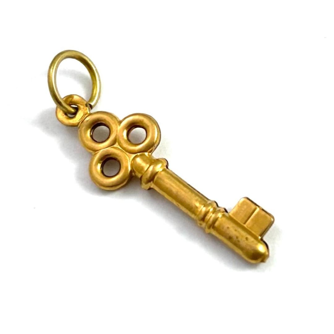 Vintage Charm Skeleton Key Pendants for Women Vintage Jewelry Brass ...