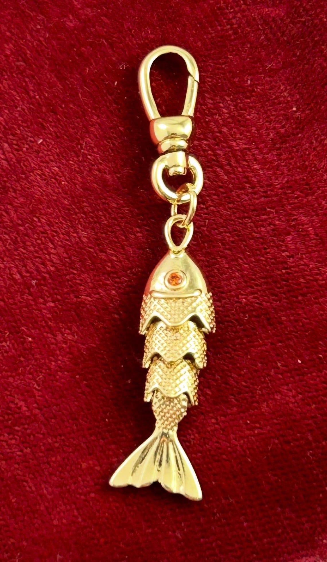 Sardine Necklace Clip Charm Fish Charm With Clip Articulated Fish Charm ...