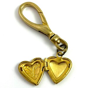 Heart Locket Charm, Locket Pendant, Clip on Charm, Charm With Clip ...