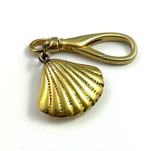Bag Charm With Clip Seashell Charm Necklace Pendant With Clip Purse ...